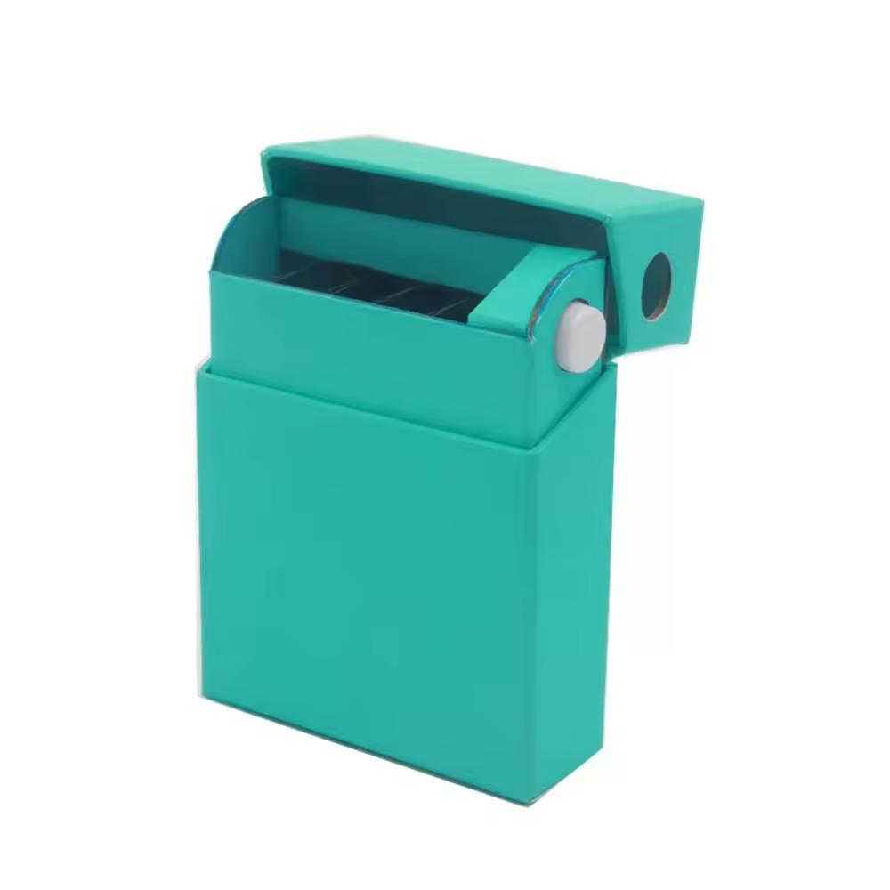 China Bulk Flip Smoke Cigarette Box Blue Cigarette Pack Manufacturer ...
