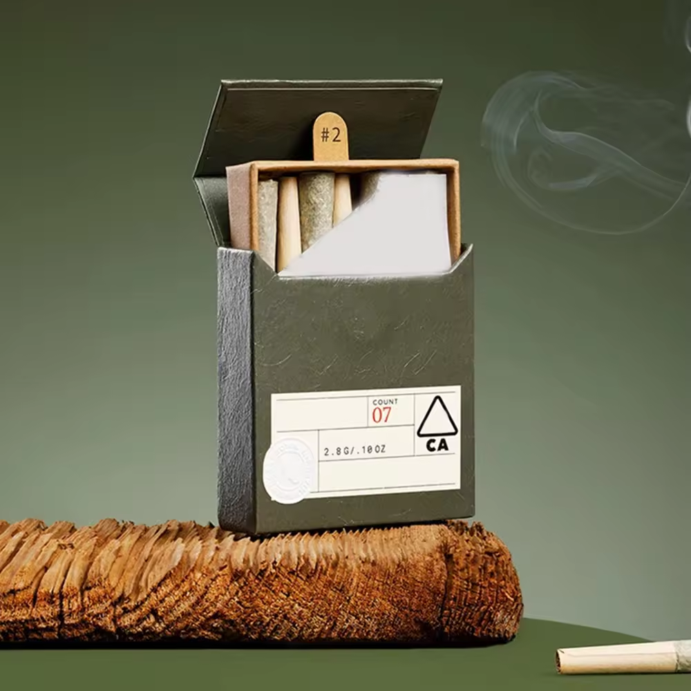 China Black Pre Roll Display Cigarette Packing Box Manufacturer and ...