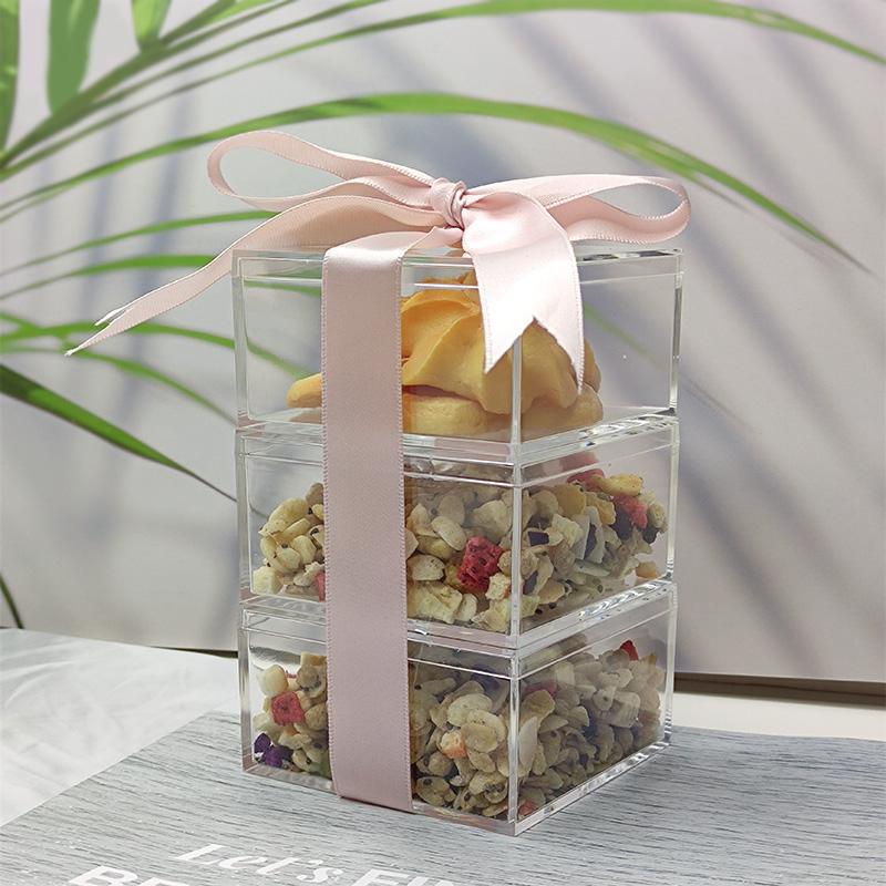 China giant custom acrylic box with lid rectangle Manufacturer and ...