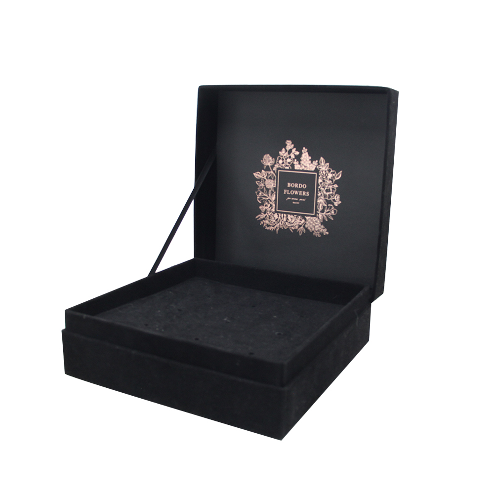 China Black velvet flower gift box price Manufacturer and Supplier ...